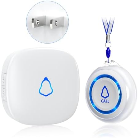 Amazon.com: Caregiver Pager, Wireless Call Button for Seniors/Elderly ...