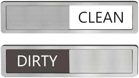 Amazon.com: Clean Dirty Sign,Clean Dirty Stainless Steel Dishwasher ...