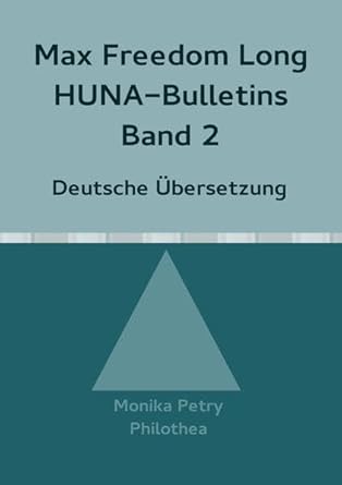 Amazon.com: Max Freedom Long Huna-Bulletins Band 2 - 1949, Deutsche ...