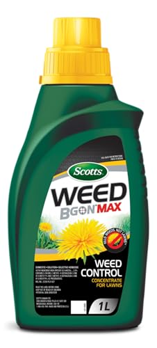 Scotts Weed B Gon MAX 1L Concentrate, Kills Lawn Weeds like Dandelion ...