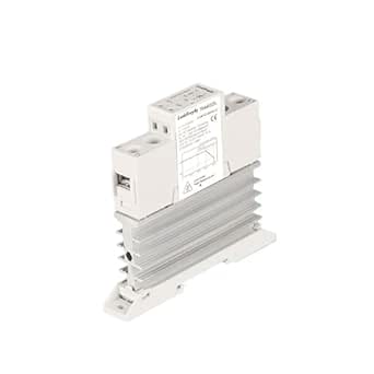 1 Phase Heat Sink Solid State Relay Din Rail DC to AC 5V 12V 24VDC ...
