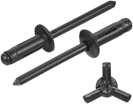 sourcing map 50Pcs 3/16"x1/2" Aluminum Round Head Tri Grip Rivets, Tri ...