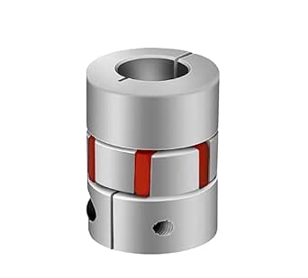 Rigid Coupling, Aluminum Rigid Clamp-on Couplings 1PCS D40L50 Flexible ...