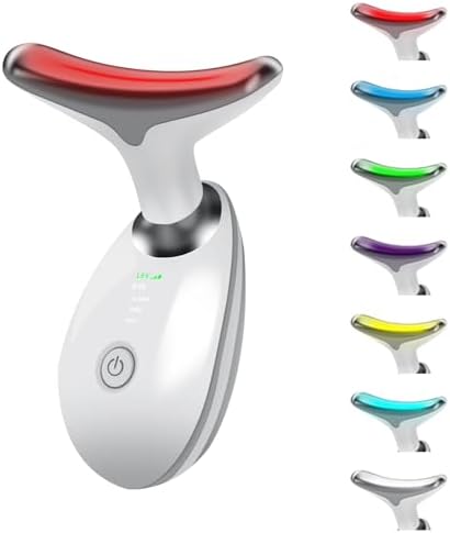 Amazon.com: Facial and Neck Device with Vibration, 7 Color Led Face and ...