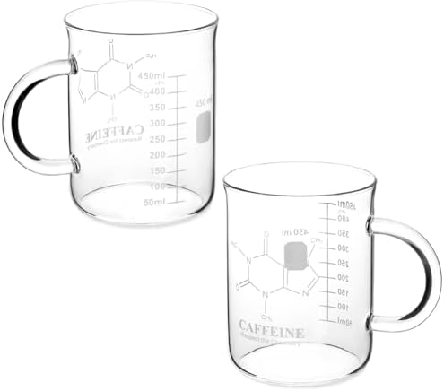 Amazon.com: Erlenmeyer Flask Mug - Beaker Coffee Mug with Measurements ...