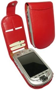 Amazon.com: Audiovox PPC-6600, PPC-6601, XV6600 Piel Frama Red Leather ...