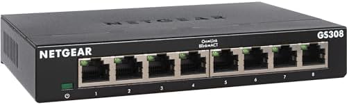 NETGEAR 8-Port Gigabit Ethernet Smart Managed Plus Switch (GS108Ev3 ...