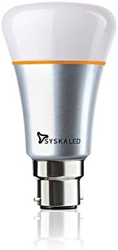 Buy Syska 7-Watt B22 Base Smart Light Rainbow LED Bulb (Silver) Online ...