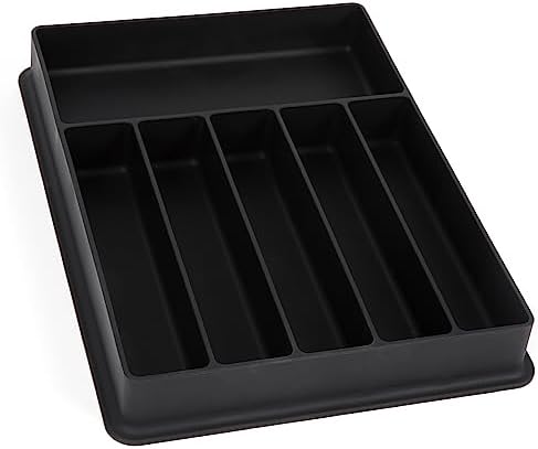 Amazon.com - Silicone Rubber Non-Slip, Non-Toxic, Grey Silverware and ...