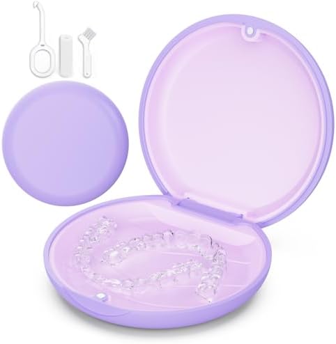 Amazon.com : VCAREU Retainer Case, Slim Aligner Case Compatible with ...