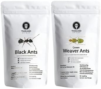 Amazon.com : Thailand Unique Black Ants and Queen Weaver Ants Bags 2 ...