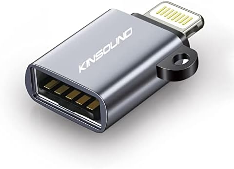 Kinsound 301 USB OTG for iPhone/iPad, Lightning OTG Pendrive Adapter ...