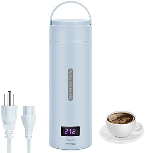 Amazon.com: Travel Electric Tea Kettle Portable Small Hot Water Kettle ...