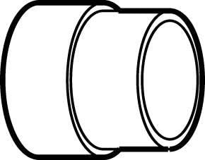 OSMA 2S403E Olive 50mm PVC-U Boss Adaptor Solvent Weld - BigaMart