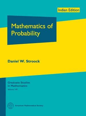 MATHEMATICS OF PROBABILITY : DANIEL W. STROOCK: Amazon.in: Books