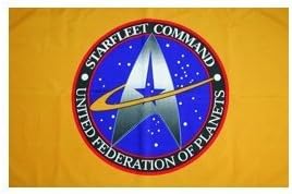 Amazon.com : Star Trek - Flag - Starfleet Command - 90X150 Cm : Outdoor ...