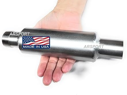 Amazon.com: ARSPORT 1" NPT thread Muffler 304 Stainless Steel for ...