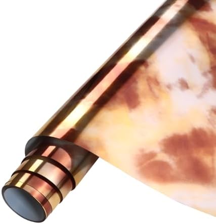 Amazon.com: Tintnut Brown Metallic HTV Vinyl Roll- 12" x 6ft Heat ...