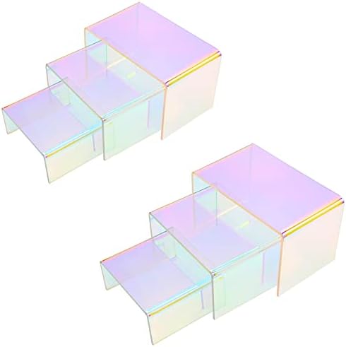 Amazon.com: PMMAZX Acrylic Display Risers 5PCS, Clear Product Stand ...