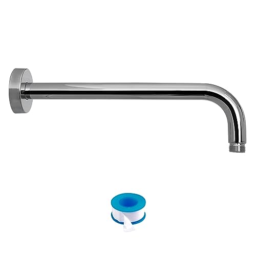 Snapklik.com : Lordear Shower Arm 12 Inch Shower Arm Chrome T304 ...