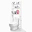 JUPPLIES Estanteria Baño sobre Inodoro (47×26×153 cm) – Mueble Baño ...