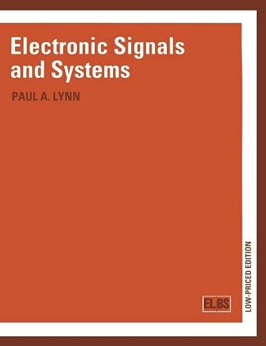 Electronic Signals and Systems: Lynn, Paul A.: 9780333391631: Amazon ...