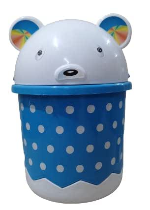 KPA Table Top Dustbin Mini Table Dustbin with Swing Lid for Kids Study ...