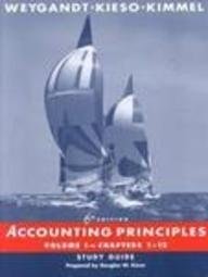 Amazon | Accounting Principles, Chapters 1-13, Study Guide | Weygandt ...