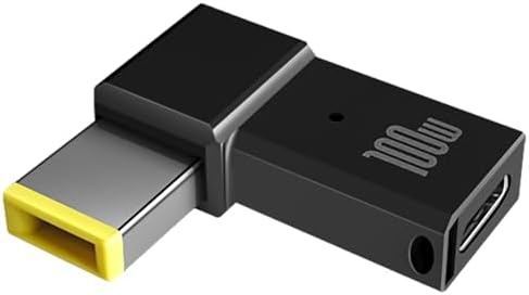 Amazon.com: Lenovo 4X90U45346 USB-C Cable Adapter Slim-Tip Black ...