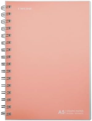 Amazon.com : TWONE Small Graphing Notebook, Spiral Graph Notebook with ...