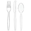 Amazon.com: GUSTO [360 Combo Pack] Basic Clear Plastic Silverware ...