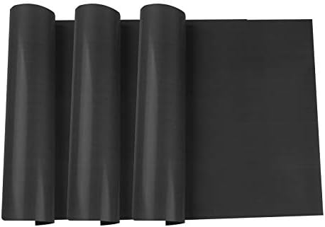 Teflon Mats, 3 Pack Non Stick PTFE Teflon Sheet Grill Mats Baking ...