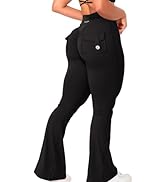 Danysu Women's V Cut Leggings for Women V-Back Scrunch Butt Leggings ...