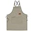 Amazon.com: Chef Apron-Cross Back Apron for Men Women with Adjustable ...