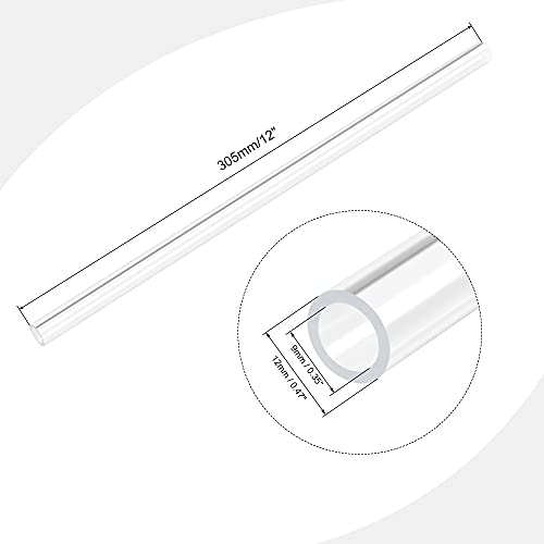 Snapklik.com : MECCANIXITY Acrylic Pipe Rigid Round Tube Clear 9mm