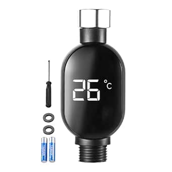 Shower Water Temperature Gauge | Digital Shower Thermometer | Water ...