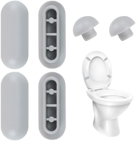 Lotbun WC Brille Dämpfer Plastic,WC Deckel Stopper,WC Sitz Puffer ...