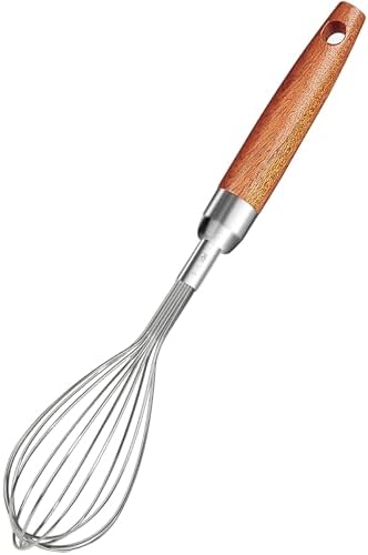 Amazon.com: HOMMYBT Handmade Wood Whisks - 10In Natural Bamboo Whisk ...