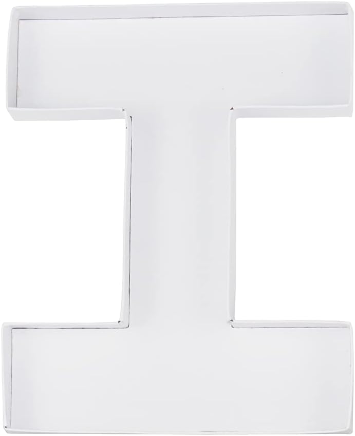 20.8cm Paper Mache Cardboard Letter Shaped Box Container (I) – BigaMart