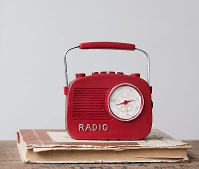 The Modern Home Vintage Radio Antique Showpiece, Red : Amazon.in: Home ...