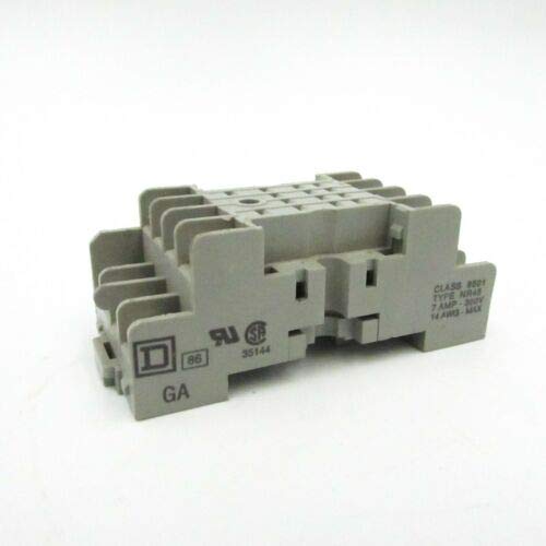 Amazon.com: SQUARE D 8501NR45 Relay Socket 1/pkg 300V 7A 14-Pin ...