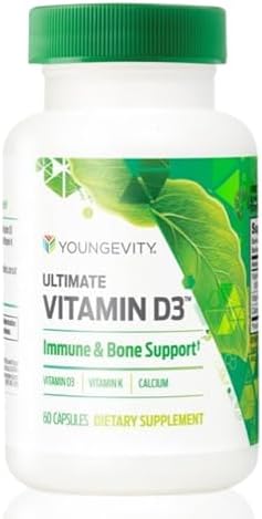 Amazon.com: Youngevity Ultimate Vitamin D3 5000 IU with K2 – High ...