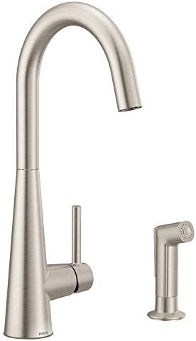 Moen 87650SRS Kitchen Faucet with Side Spray from the Anabelle ...