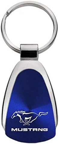 Amazon.com: Au-Tomotive Gold, INC. Ford Mustang Blue Teardrop Key Fob ...