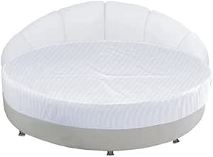 Amazon.com: 80" Inch Round Fitted Sheet - 100% Egyptian Cotton, 14 ...