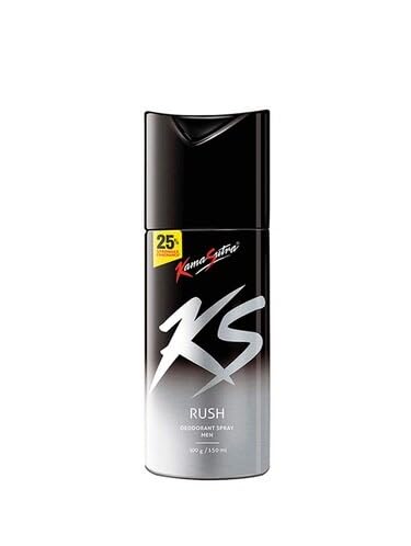 Buy KS Kamasutra Deodorant Body Spray for Men,150ml (Rush Deodorant ...