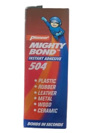 Pioneer Mighty Bond Instant Adhesive 504 (Pack of 2) - Clear, Liquid ...