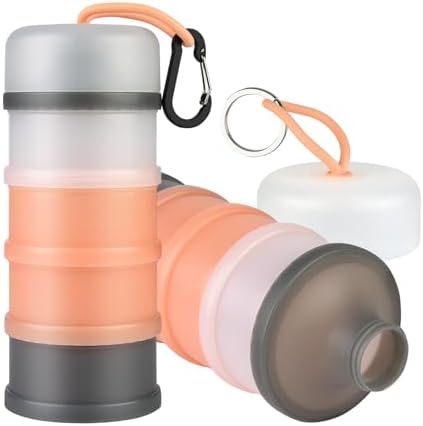 Amazon.com - 2 Pcs Protein Powder Container, Protein Powder Travel ...