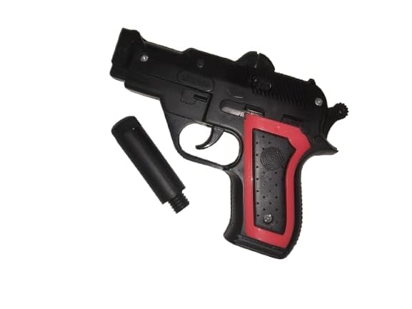 Diwali Toy Gun Play Pistol Roll for Kids Black in Color Pataka Gun Use ...
