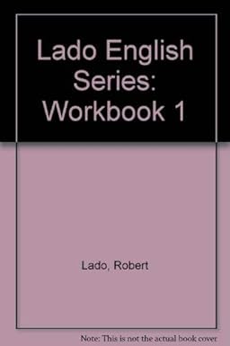 Amazon | Lado English Series: Workbook 1 | Lado, Robert | Instruction